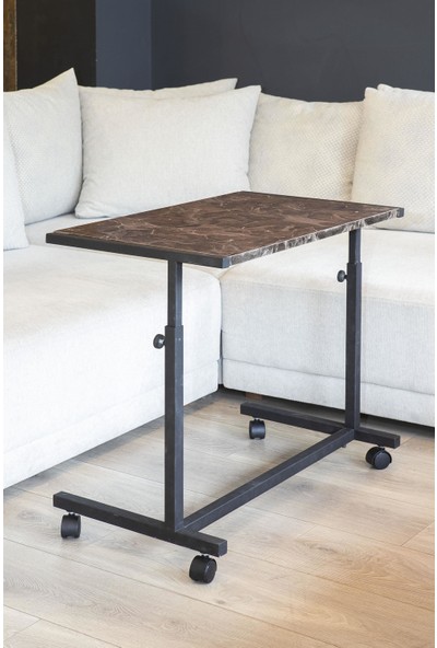 Mobitell Yükseklik Ayarlı Laptop Çalışma Masası Glossmax Kuvars