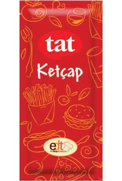 Tat Paket Ketçap 12 gr - 500'lü Tat Paket Ketçap 12 gr - 500'lü