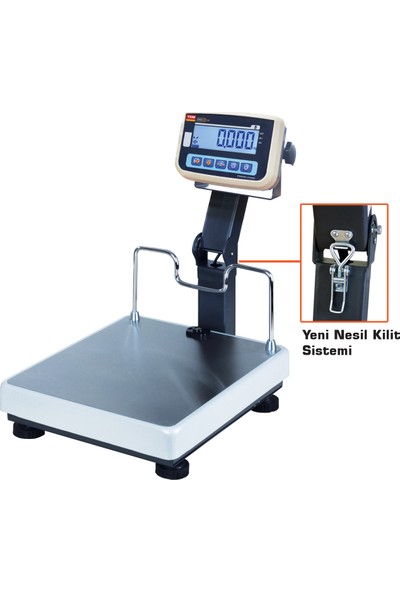 Tem Eko LCD Ekran Kırılır Boyun Tartım Baskül 150 kg 35 x 40 cm