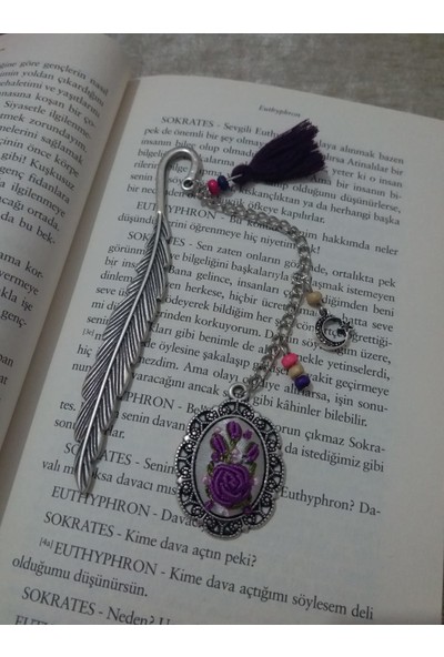 Adil Store Kitap Ayracı Rokoko Dikişli El Işlemeli Ayraç Adil Store Kitap Ayracı Rokoko Dikişli El Işlemeli Ayraç