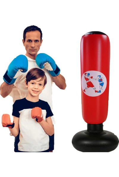 Okel Outdoor Ayaklı Şişme Boks Torbası 120CM Okel Outdoor Ayaklı Şişme Boks Torbası 120CM