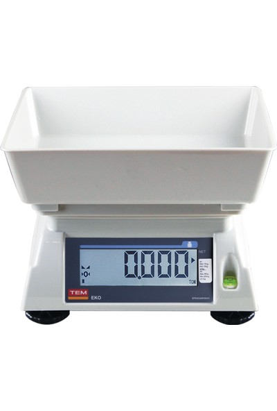 Tem Eko LCD Çift Ekran Çukur Kefe Tartım Terazi 20 kg