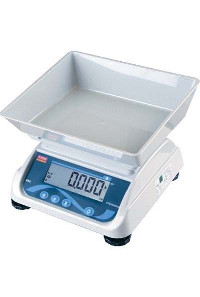 Tem Eko LCD Çukur Kefe Tartım Terazi 20 kg