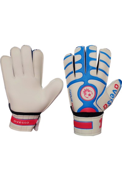 Avessa Kaleci Eldiveni Avuç Içi Lateks No8 Cırtlı Mavi