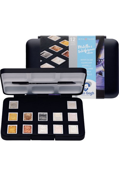 Van Gogh Suluboya Özel Seri Metalik Renkler 12'li