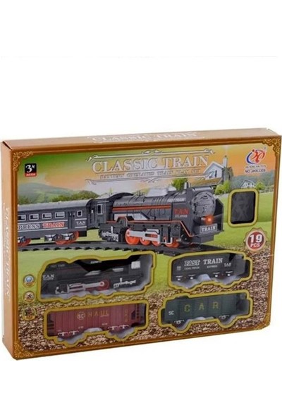 Kara Toys Classic Train Pille Çalışan Tren Oyun Seti 19 Parça Kara Toys Classic Train Pille Çalışan Tren Oyun Seti 19 Parça