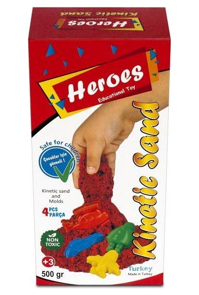 Heroes Kinetik Kum Kalıplı 500 Gr. KUM-003 Heroes Kinetik Kum Kalıplı 500 Gr. KUM-003
