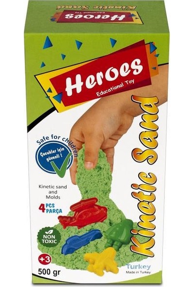 Heroes Kinetik Kum Kalıplı 500 Gr. KUM-003