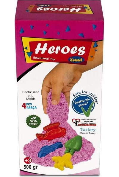 Heroes Kinetik Kum Kalıplı 500 Gr. KUM-003 Heroes Kinetik Kum Kalıplı 500 Gr. KUM-003