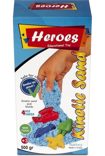 Heroes Kinetik Kum Kalıplı 500 Gr. KUM-003