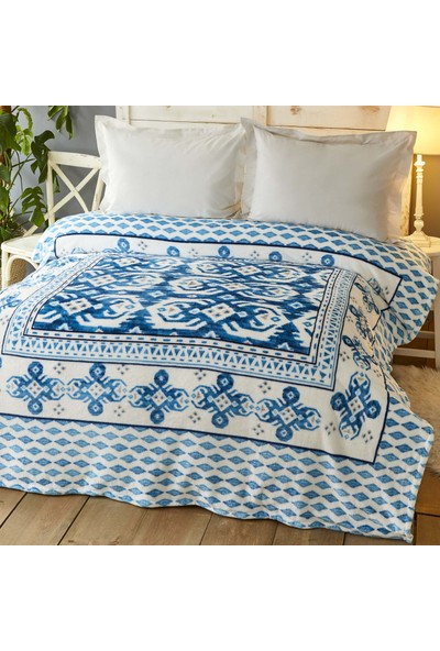 Karaca Home Neos Mavi Çift Kişilik Wellsoft Battaniye Karaca Home Neos Mavi Çift Kişilik Wellsoft Battaniye