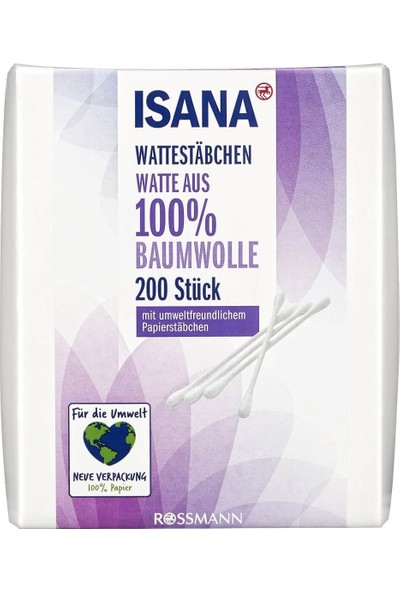 Isana Kulak Çubuğu, Kutulu Kağıt Çubuk, 200'LÜ
