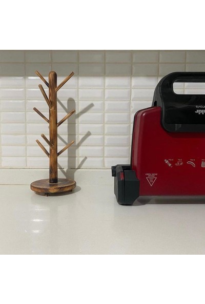 Aksöz Tasarım Ahşap Dekoratif Bardaklık