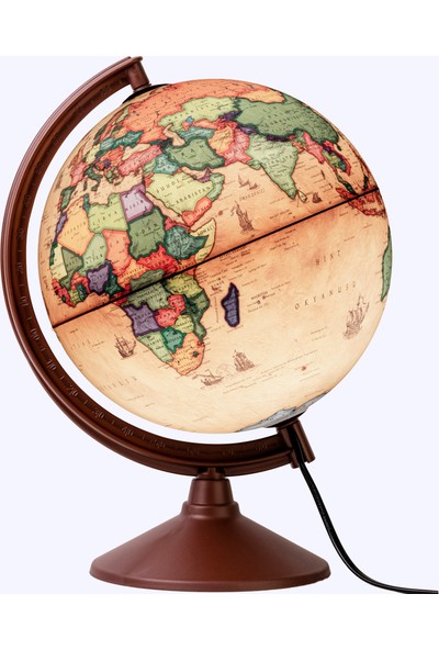 Gürbüz Yayınları Işıklı Antik Küre 20 cm