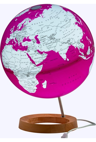 Gürbüz Yayınları Misty Rose Pembe Küre 33 cm
