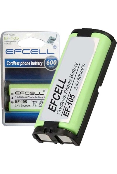 Efcell EF-105 Telsiz Telefon Pili MP105, 2.4VOLT 600MA ( HHR-P105 ) Efcell EF-105 Telsiz Telefon Pili MP105, 2.4VOLT 600MA ( HHR-P105 )
