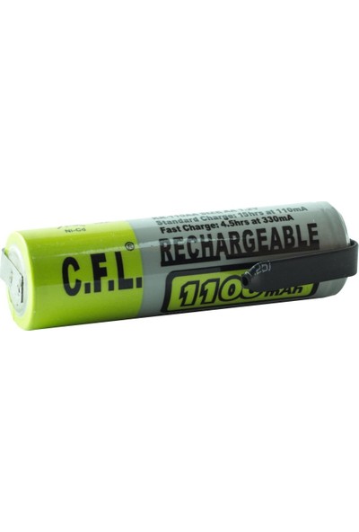 Cfl 1100MA Başlık Puntalı Pil (Nı-Cd)