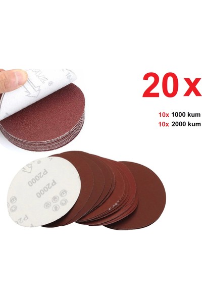 Depolife Cırtlı Zımpara Seti 20'li 115 mm