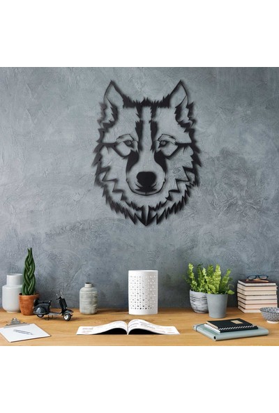 Bysbox Kurt Dekoratif Metal Duvar Tablosu