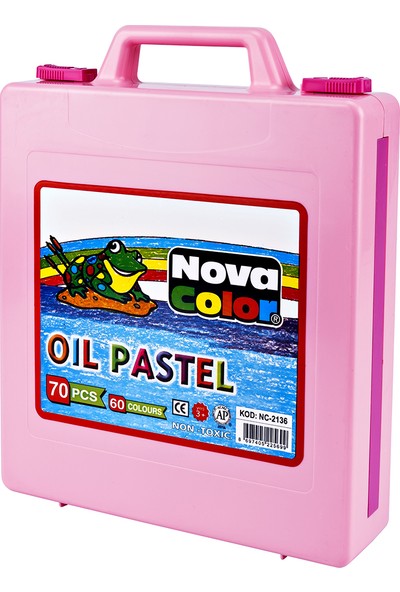 Nova Color Nc-2136 Pastel Boya 60 Renk Plastik Kutuda Nova Color Nc-2136 Pastel Boya 60 Renk Plastik Kutuda