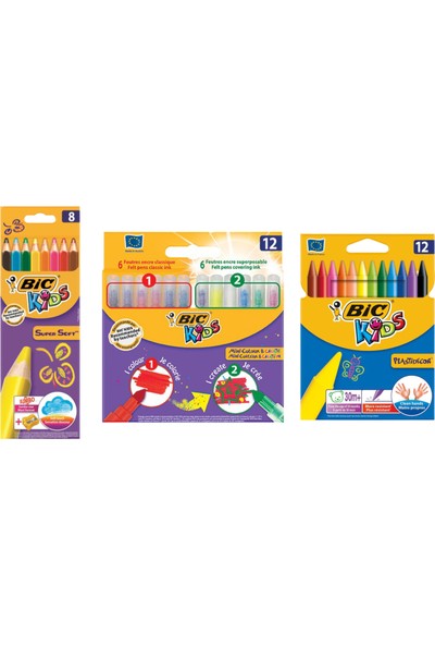 Bic 3'lü Boya Seti