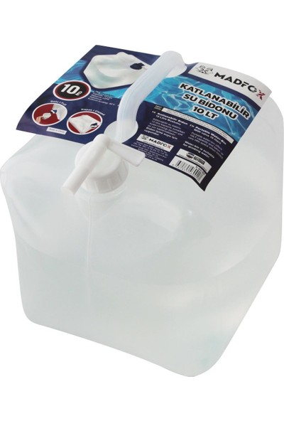 Madfox Katlanır Su Bidonu 10 Lt Madfox Katlanır Su Bidonu 10 Lt