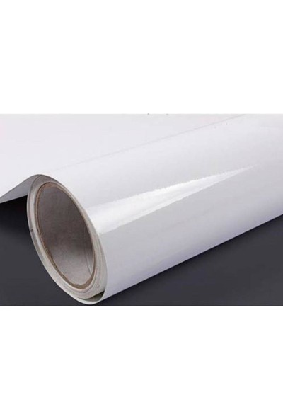 Ecce Parlak Beyaz Yapışkanlı Folyo 50 cm x 4 mt