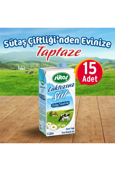 Sütaş Laktozsuz Süt Paketi