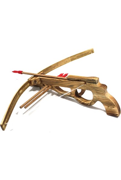 Dünyadan Hediyeler Ahşap (Arbalet) Tatar Yayı Ok 54 cm No.2
