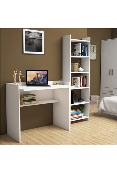 Dewoody Çalışma Masası ve Kusky Kitaplık Takım Dewoody Çalışma Masası ve Kusky Kitaplık Takım