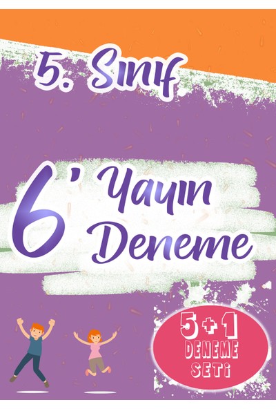 Yanıt Yayınları 5. Sınıf 6 Özgün Markadan 6 Güncel Karma Deneme (2020-2021) 5+1 Yanıt Yayınları 5. Sınıf 6 Özgün Markadan 6 Güncel Karma Deneme (2020-2021) 5+1