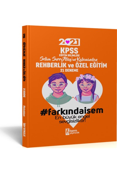 İsem Yayıncılık 2021 KPSS Eğitim Bilimleri Rehberlik ve Özel Eğitim 21 Deneme İsem Yayıncılık 2021 KPSS Eğitim Bilimleri Rehberlik ve Özel Eğitim 21 Deneme