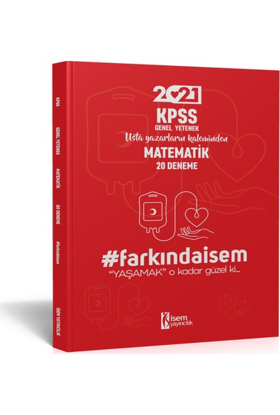 İsem Yayıncılık 2021 Farkındaisem KPSS Genel Yetenek Matematik 20 Deneme İsem Yayıncılık 2021 Farkındaisem KPSS Genel Yetenek Matematik 20 Deneme