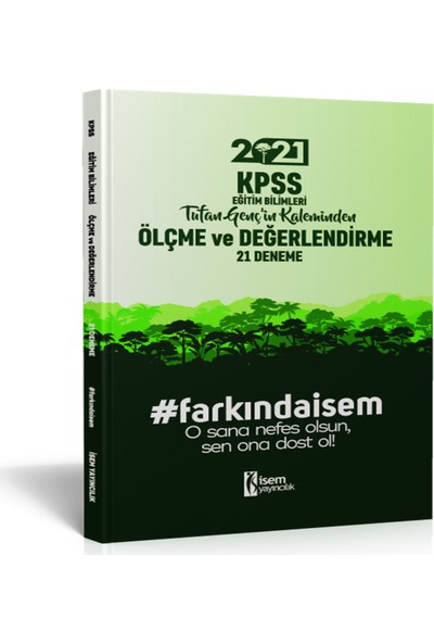 İsem Yayıncılık 2021 KPSS Eğitim Bilimleri Ölçme ve Değerlendirme 21 Deneme