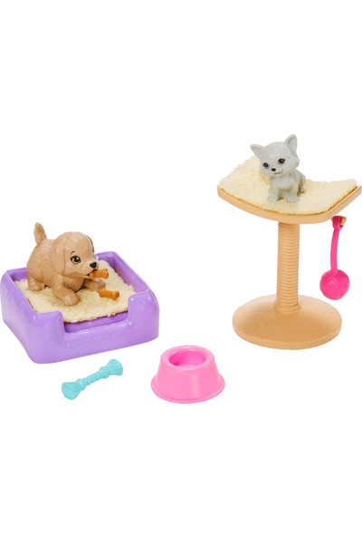 Barbie Ev Aksesuar Paketleri Oyun Seti GRG56-GRG59