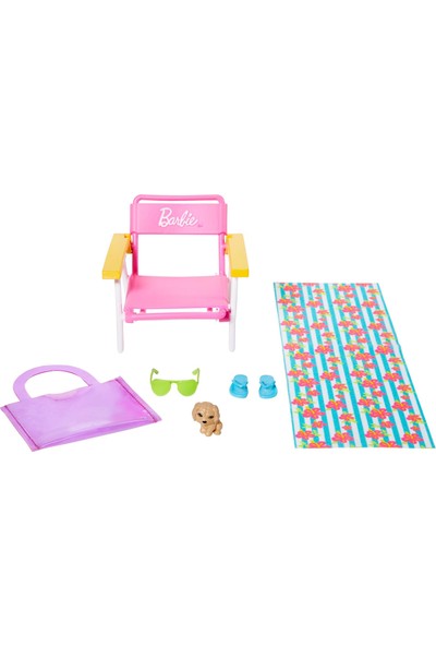 Barbie Ev Aksesuar Paketleri Oyun Seti GRG56-GRG58