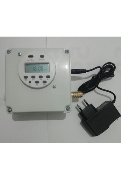 Bmk Electro Ankara Otomatik Sulama Sistemi Selenoid Vana Yarım Parmak +Dijital Zaman Ayarlı Saat+12 Volt 1 Amperadaptör Bmk Electro Ankara Otomatik Sulama Sistemi Selenoid Vana Yarım Parmak +Dijital Zaman Ayarlı Saat+12 Volt 1 Amperadaptör