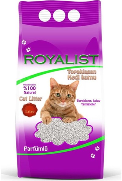 Royalist Parfümlü Kedi Kumu 5 Lt.