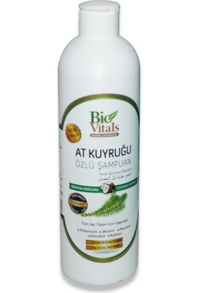 Bio Vitals At Kuyruğu Özlü Şampuan 330 ml