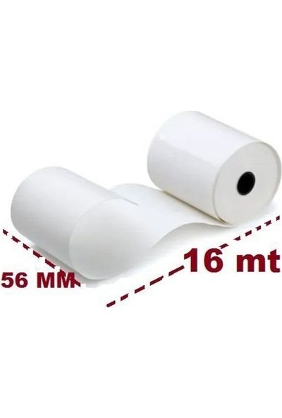 Mopak Termal Yazar Kasa Pos Rulosu 56 mm x 16 mt 10'lu Mopak Termal Yazar Kasa Pos Rulosu 56 mm x 16 mt 10'lu