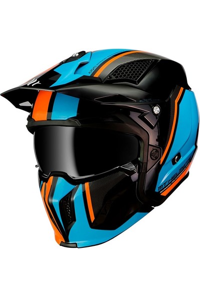 Mt StreetFighter Sv Twin A4 Modüler Motosiklet Kaskı XL Beden