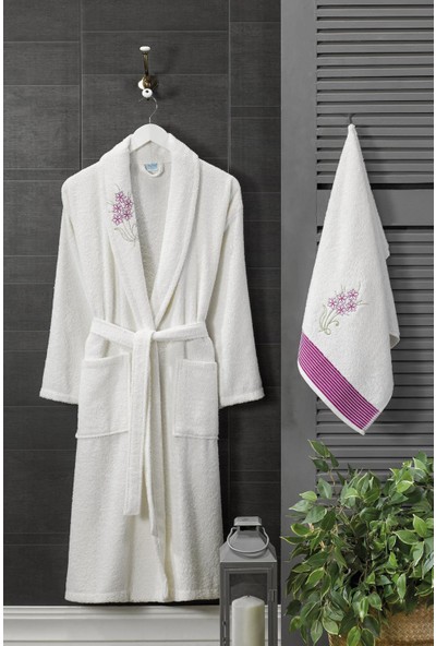 Rebeka Havlulu Bornoz 2li Set Rebeka Havlulu Bornoz 2li Set