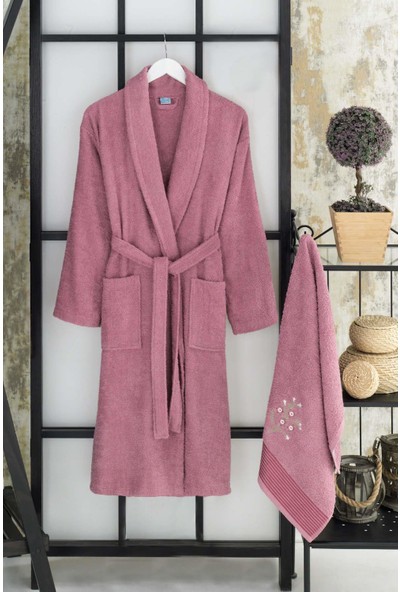 Rebeka Havlulu Bornoz 2li Set Rebeka Havlulu Bornoz 2li Set