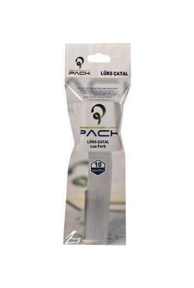 Pack Plastik Çatal Lüks 10'lu