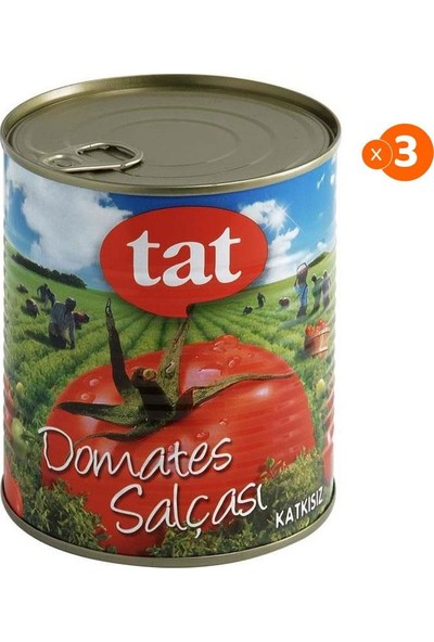Tat Domates Salçası 830 gr x 3 Paket