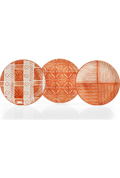 Schafer Aıry Servis Tabağı -6 Prç.-Kırmızı Schafer Aıry Servis Tabağı -6 Prç.-Kırmızı