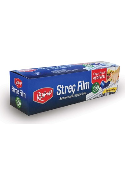 Roll-Up Streç Film 9 Mikron 30 x 300 M Roll-Up Streç Film 9 Mikron 30 x 300 M