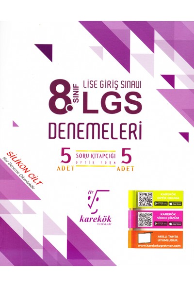 Karekök Yayıncılık 8. Sınıf LGS 5'li Denemeleri