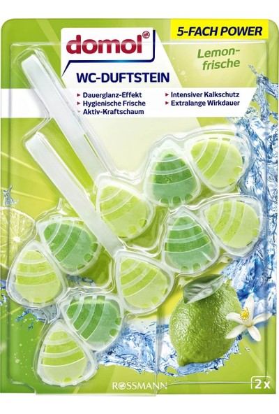 Domol Wc Kokusu Klozet Blok Limon Ferahlığı 110 gr