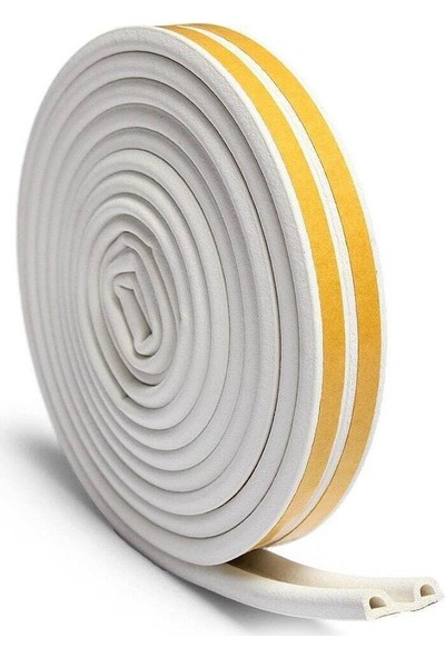 Rtr 2X10=20 mt Kapı Bantı ve Pencere Fitili Bandı Yapışkanlı Beyaz